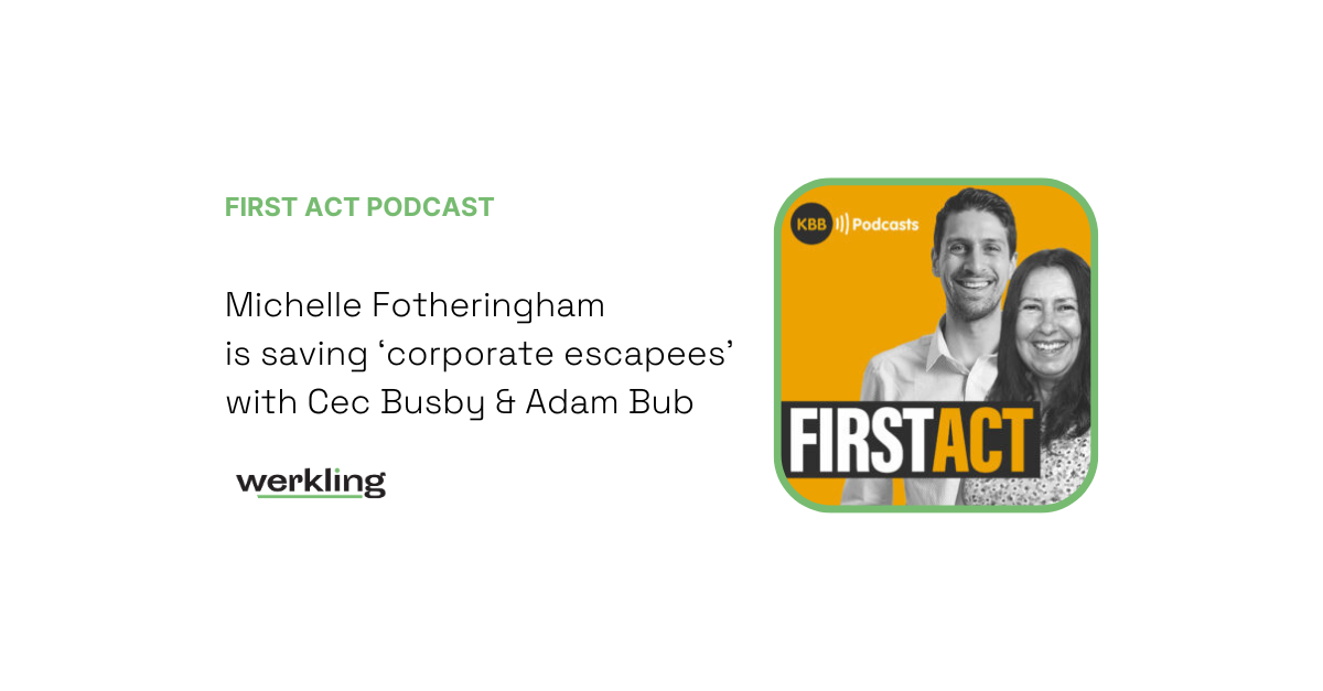 Michelle Fotheringham on the First Act Podcast with Cec Busby and Adam ...